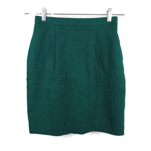 Vintage | Skirts | Vintage 0 Usa Worsted Wool Pencil Skirt | Poshmark